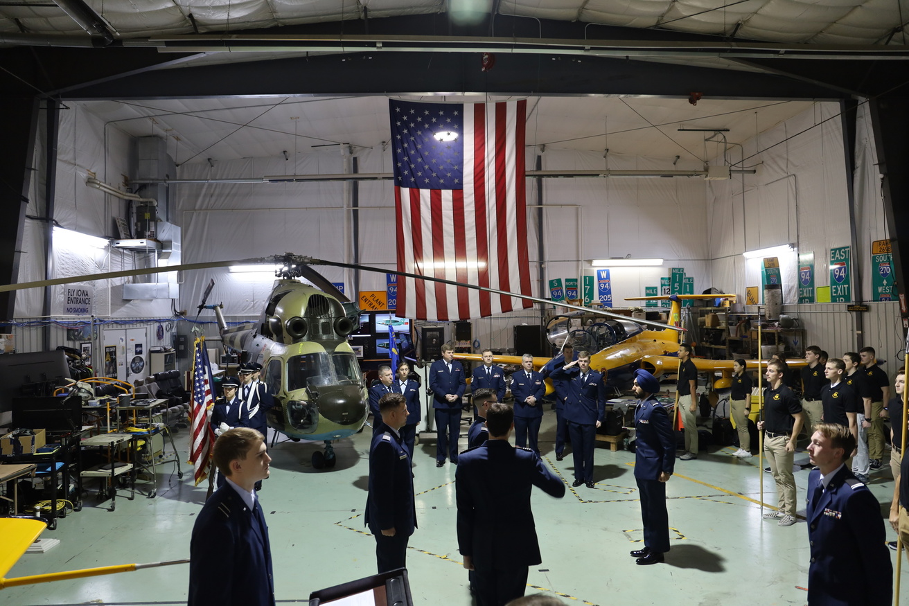 OPL hosts University of Iowa Air Force ROTC award ceremony | Iowa ...